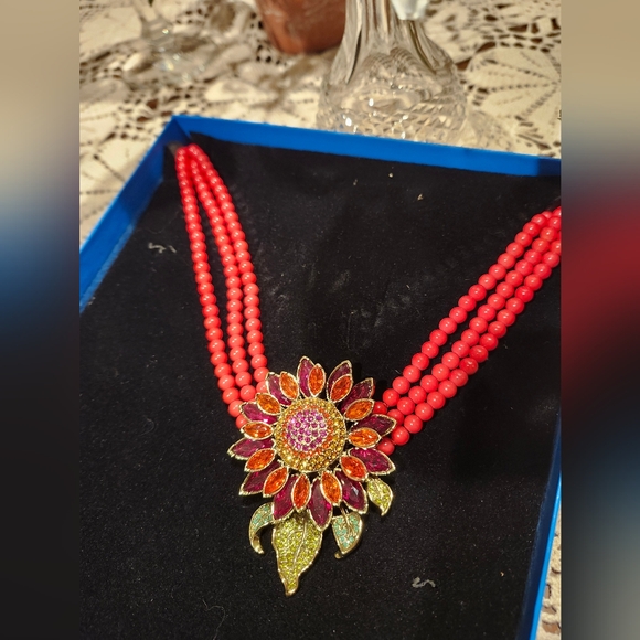 Heidi Daus | Jewelry | New With Original Box Heidi Daus Orange ...